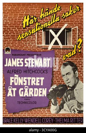 JAMES STEWART in ALFRED HITCHCOCK'S REAR WINDOW (1954) -Original title ...