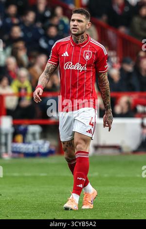 Morato of Nottingham Forest during the Premier League match between ...