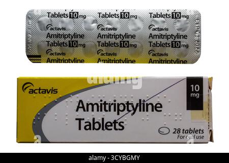 Pack of Amitriptyline Tablets by actavis - 28 tablets for oral use ...