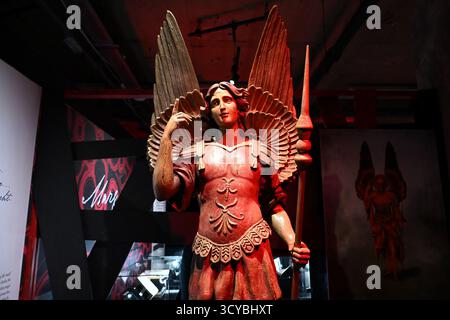 Dark Angel statue from the film Frankenstein (2025 Stock Photo - Alamy