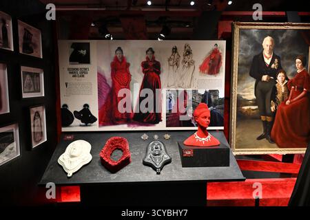 Red dress worn by Victor's mother Claire Frankenstein (Mia Goth) from ...
