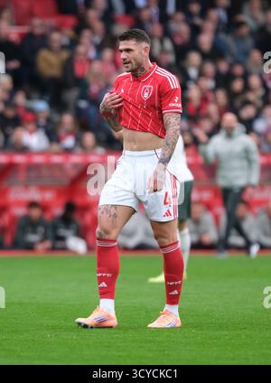 Morato of Nottingham Forest seen in action during the Premier league ...