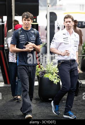Alexander Albon (Atlassian Williams Racing, Thailand, #23) in the FW47 ...