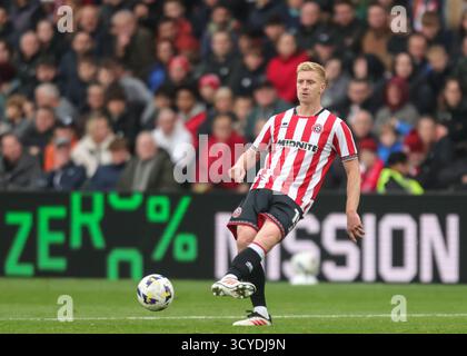 Ben Mee of Sheffield United during the Sheffield United v Mansfield ...