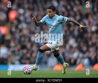 Savinho of Manchester City breaks with the ball during the Carabao Cup ...