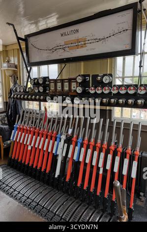 Williton Signal Box West Somerset Railway Stock Photo - Alamy