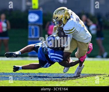 Georgia Tech running back Malachi Hosley (0) carries the ball during an ...