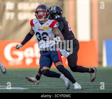 Ottawa, Canada. 18 Oct 2025. Devonte DEDMON (17) of the Ottawa ...