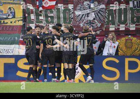 Alexis Claude-Maurice (FC FC Augsburg, #20) and Dimitris Giannoulis (FC ...