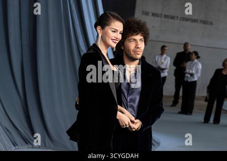 Selena Gomez and Benny Blanco attend the 83rd annual Golden Globe ...