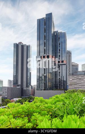 Malaysia city skyline with famous buildings, towers and skyscraper in ...