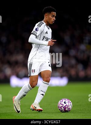 Fulham's Joshua King during the Premier League match at Craven Cottage ...