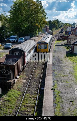 Market Bosworth Railway Station on the Battlefield Line Stock Photo - Alamy