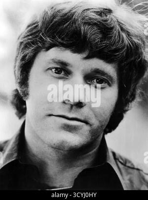 Portrait of 1960s 1970s 70s 1971 hairy hippie man hippy male with a ...