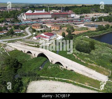 Located in Babaeski, Turkey, Alpullu Bridge was built by Mimar Sinan in ...