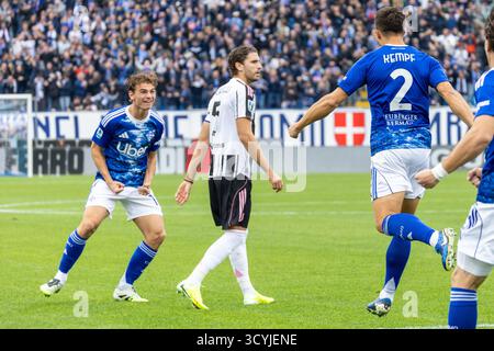 kempf como scores goal 1-0 during serie A match Como 1907 vs AC Milan ...
