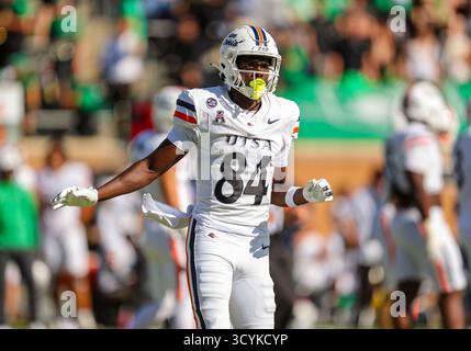 UTSA wide receiver AJ Wilson (84) gives a stiff-arm to Charlotte ...