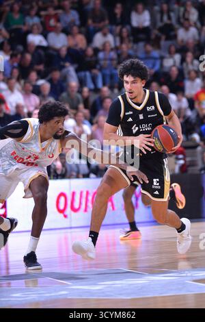 Adam Atamna from LDLC ASVEL during the French championship, Betclic ...