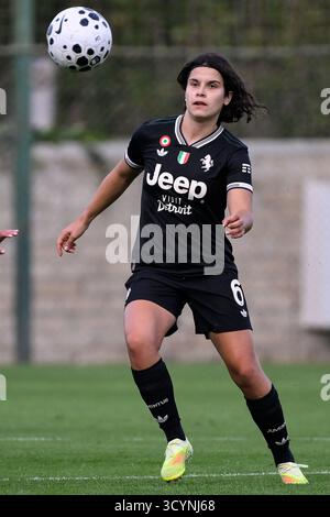 Eva Schatzer of Juventus F.C. during the awards ceremony of the Women's ...