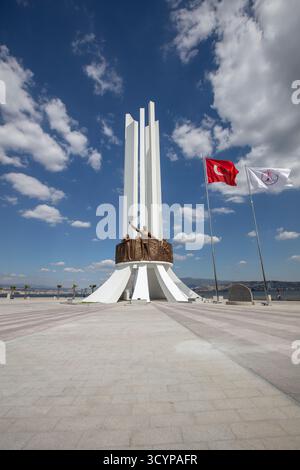 Statue of Ataturk, His Mother and Women's Rights, one of the symbols of ...