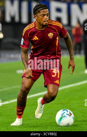 Leon Bailey of AS Roma during the serie A Enilive match between AS Roma ...