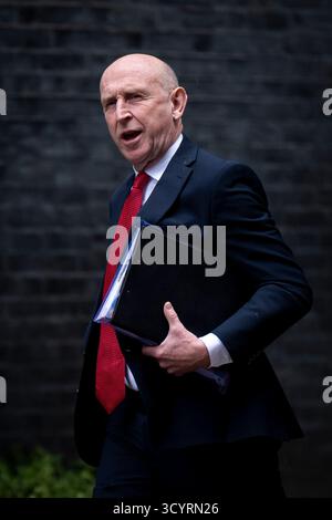 Defence Secretary John Healey arriving to deliver a speech on how the ...