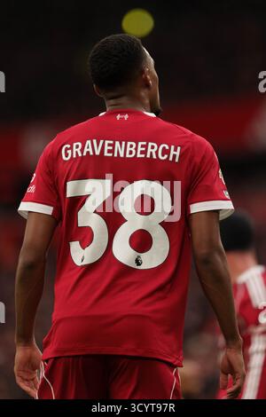 Liverpool's Ryan Gravenberch is seen during the Premier League match ...