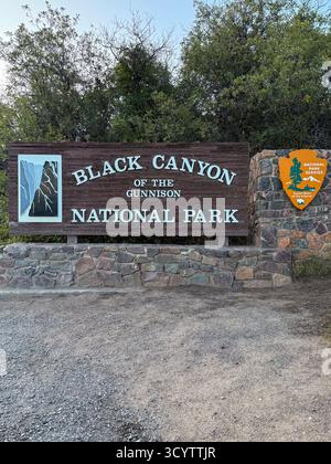 Sign, Montrose, Colorado Stock Photo - Alamy
