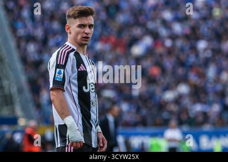 Francisco Conceicao of Juventus FC looks on during the Serie A football ...