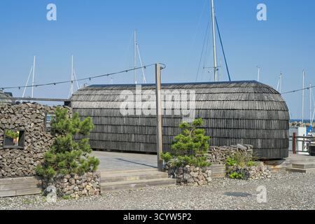 Sauna, Iglupark, Hafenviertel Noblessner, Kalamaja, Tallinn, Estland ...