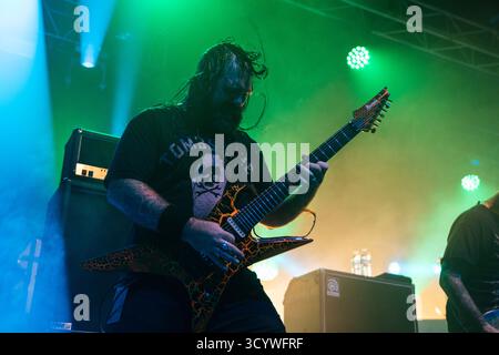 fit for an autopsy perform live at Manchester academy UK, 9th October ...