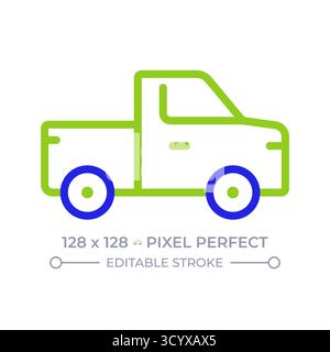 Pickup pixel perfect line color icon Stock Vector Image & Art - Alamy