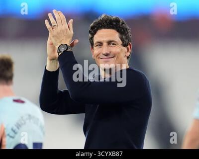 Brentford manager Keith Andrews after the Premier League match at the ...