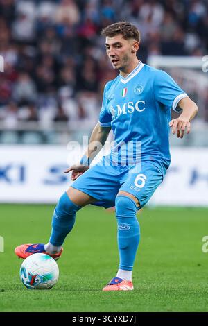 Billy Gilmour of S.S.C. Napoli is in action during the 10th day of the ...