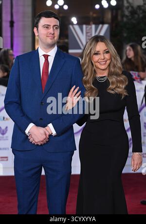 Cameron King and Carol Vorderman at the Pride of Britain Awards 2025 ...
