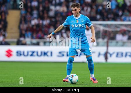 Billy Gilmour of S.S.C. Napoli is in action during the 10th day of the ...