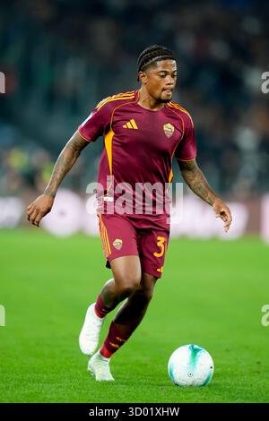 Leon Bailey of A.S. Roma is in action during the 15th day of the Serie ...