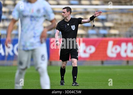 referee Ben Mcmaster pictured during the matchday 3 Uefa Youth League ...