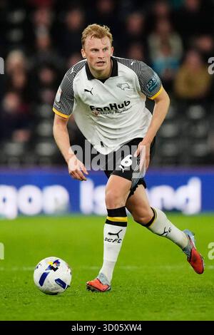 Derby County's Sondre Langas during the Sky Bet Championship match at ...