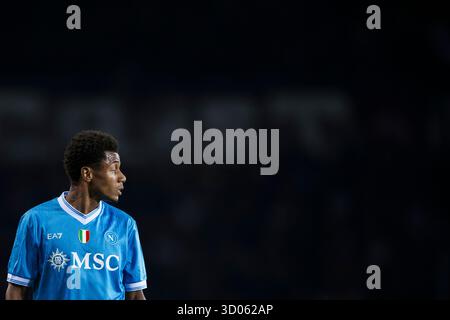 David Neres of SSC Napoli looks during the Coppa Italia Freccia Rossa ...