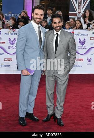 James Colebrook and Dr Ranj Singh attend the Pride of Britain Awards ...