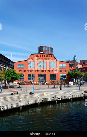 Eriksberg area on Hisingen, former shipyard near Alvsborg bridge on May ...