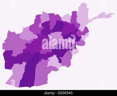 Simple political map of Afghanistan Stock Vector Image & Art - Alamy
