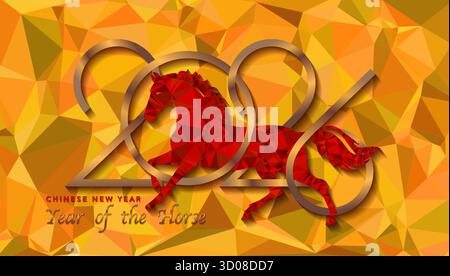 Happy chinese new year 2026 background, for greeting card or banner ...