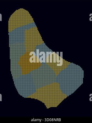 Map of Barbados vector illustration simple design Stock Vector Image ...