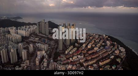 Busan city skyline showcasing modern high rise apartments overlooking ...