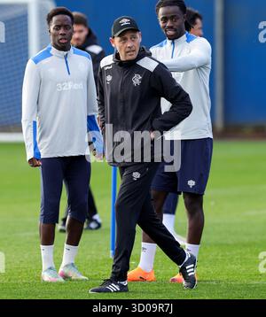 Rangers coach Matthias Kaltenbach during a training session at the ...