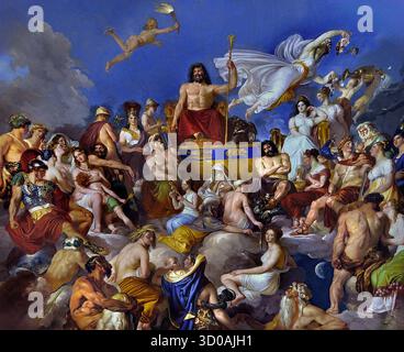 Olympus (Zeus) 1819 Luigi Sabatelli (21 February 1772 – 29 January 1850 ...