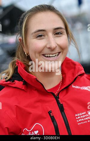 Le Havre, France. 22nd Oct, 2025. Skipers INITIATIVES COEUR Violette ...