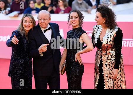 Massimo Boldi, Micaela Boldi attend the awards gala night held at ...